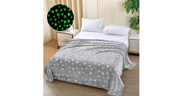 Pătură Cocolino Pufoasa, Premium, cu Model Fluorescent, 200x230 cm ...