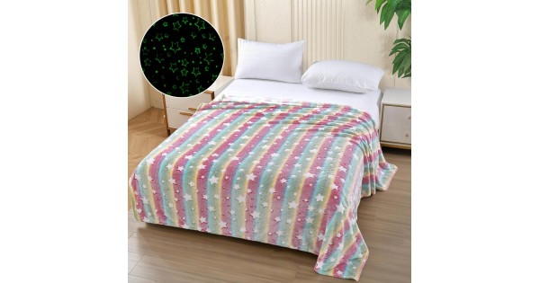 Pătură Cocolino Pufoasa, Premium, cu Model Fluorescent, 200x230 cm ...