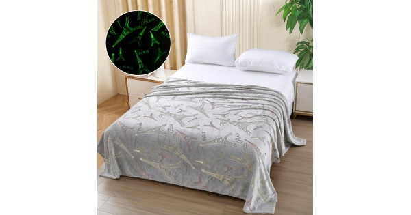 Pătură Cocolino Pufoasa, Premium, cu Model Fluorescent, 200x230 cm ...