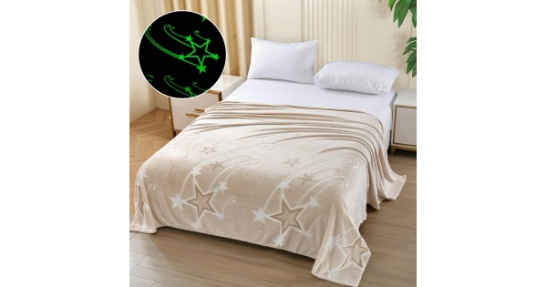 Pătură Cocolino Pufoasa, Premium, cu Model Fluorescent, 200x230 cm ...