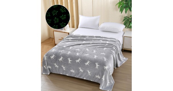 Pătură Cocolino Pufoasa, Premium, cu Model Fluorescent, 200x230 cm ...